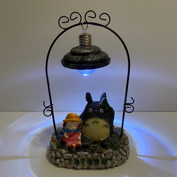 Art | My Neighbor Totoro With Night Light Lamp Figure Statue 7h | Poshmark